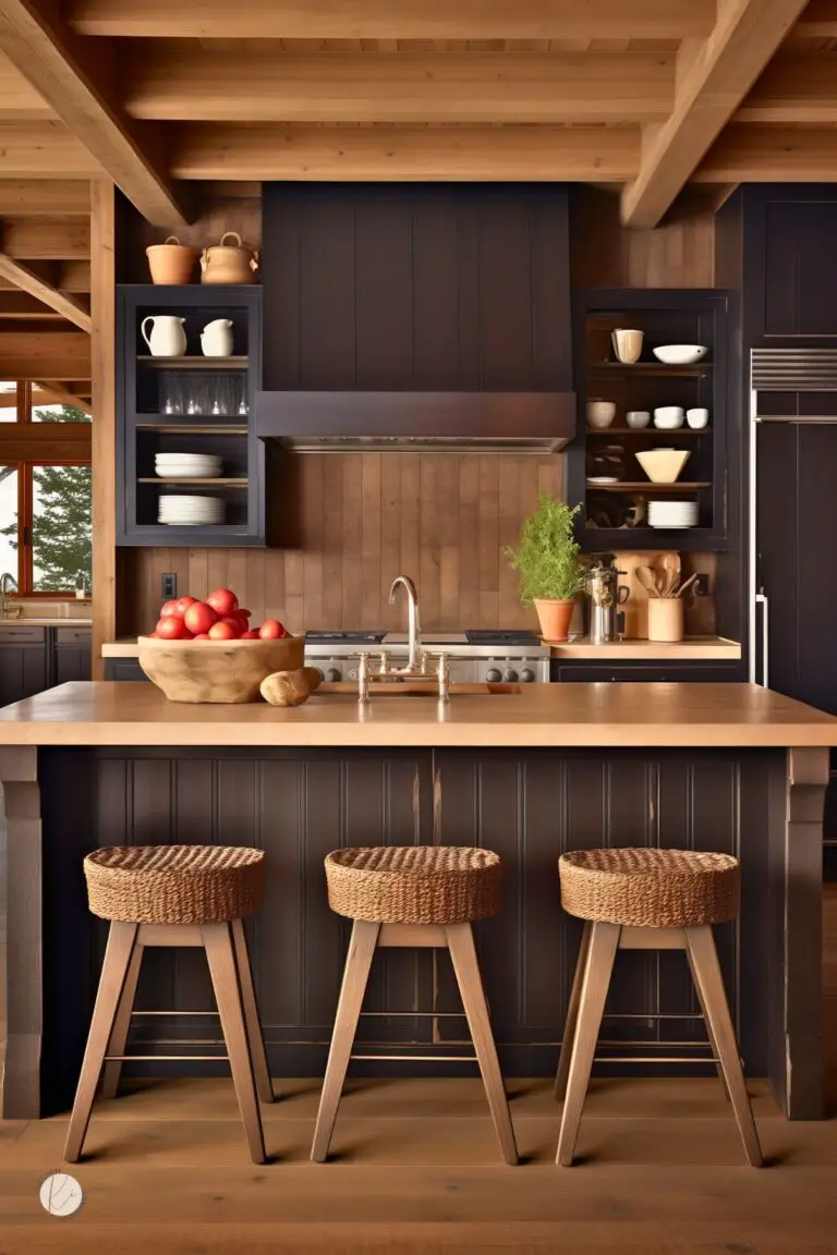 Bold Rustic Kitchens With Dark Wood - Kitchen Informant