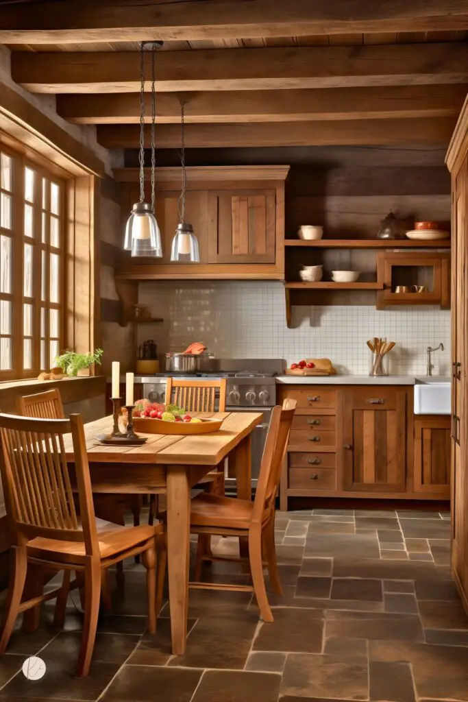 Bold Rustic Kitchens With Dark Wood - Kitchen Informant