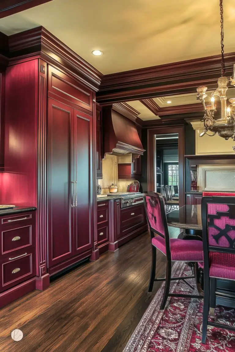 Traditional Burgundy Kitchens With Timeless Appeal - Kitchen Informant