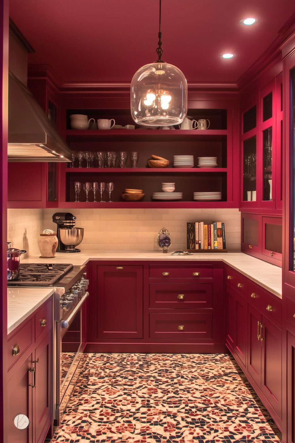 Traditional Burgundy Kitchens With Timeless Appeal - Kitchen Informant