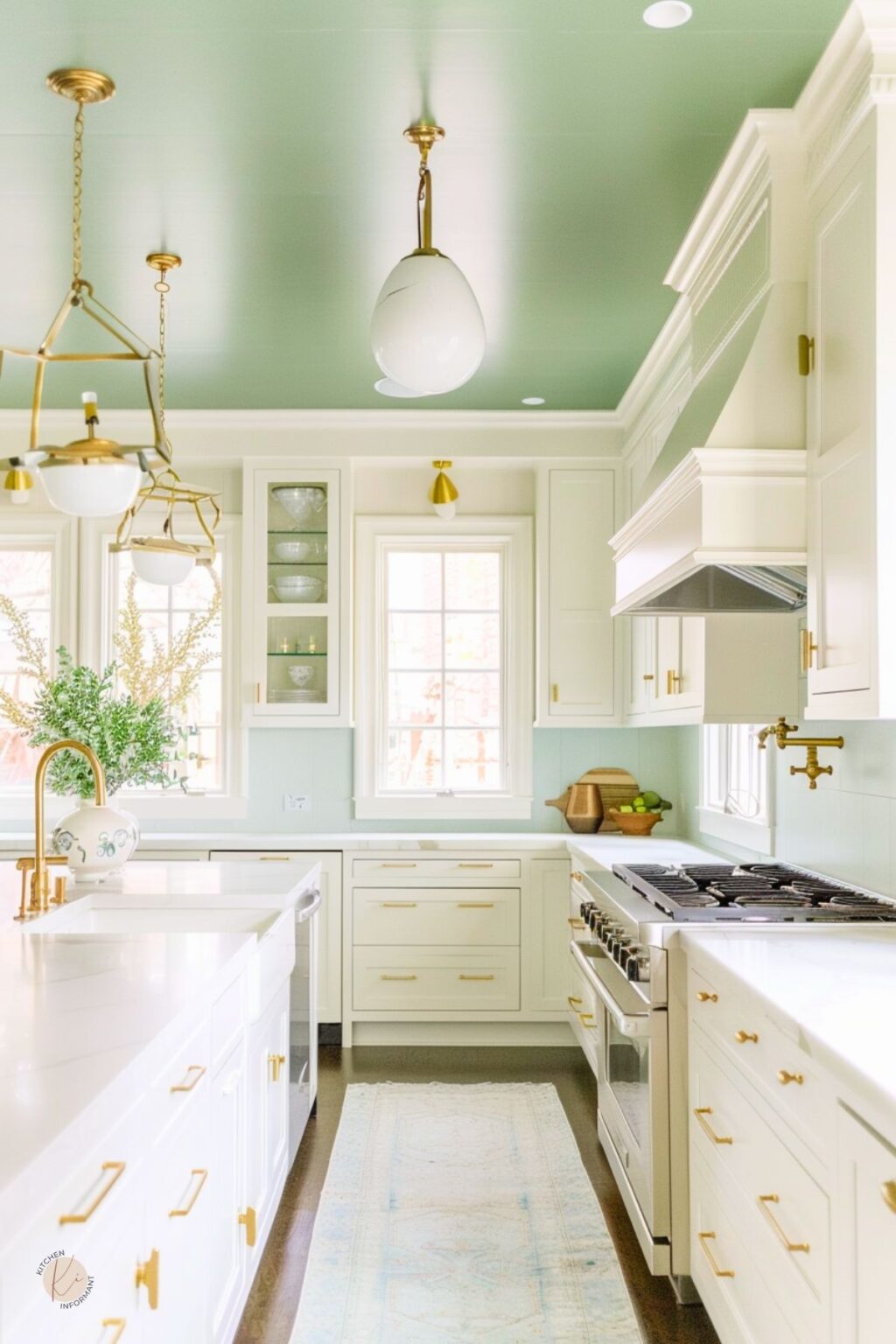 White Kitchens with a Pop of Color (Creative Ideas) - Kitchen Informant