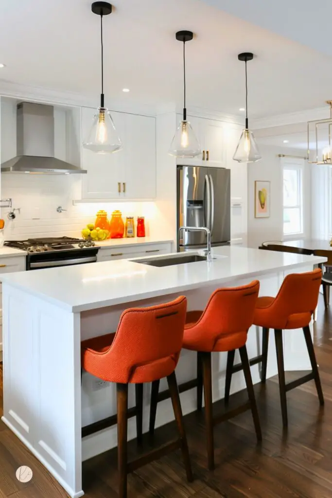 White Kitchens with a Pop of Color (Creative Ideas) - Kitchen Informant