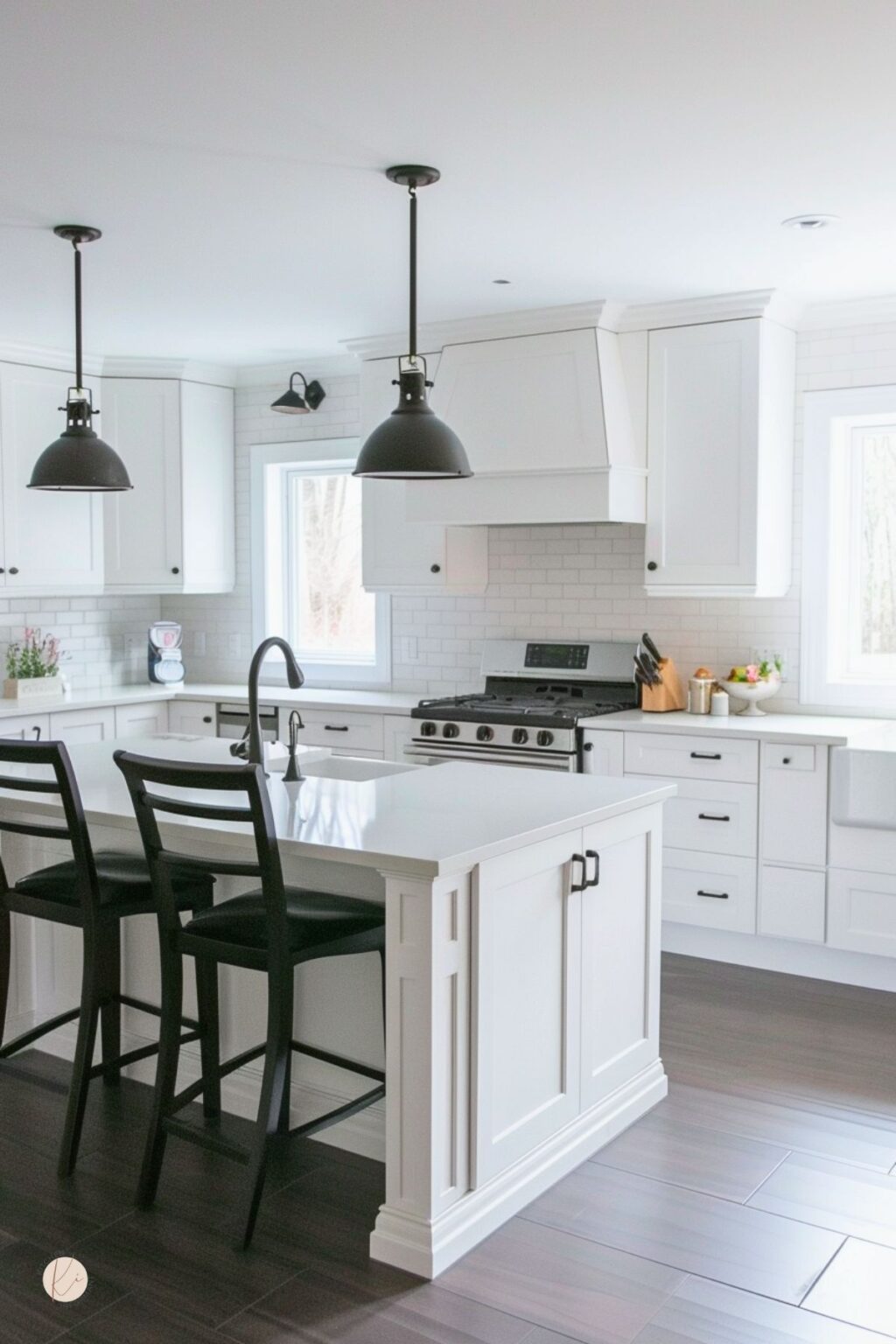 White Kitchens with a Pop of Color (Creative Ideas) - Kitchen Informant