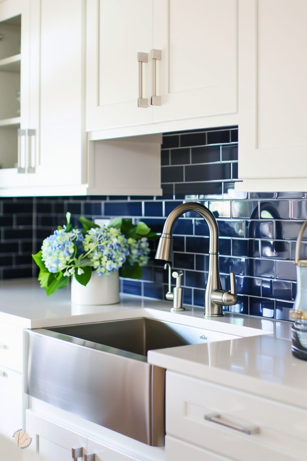 White Kitchens with a Pop of Color (Creative Ideas) - Kitchen Informant