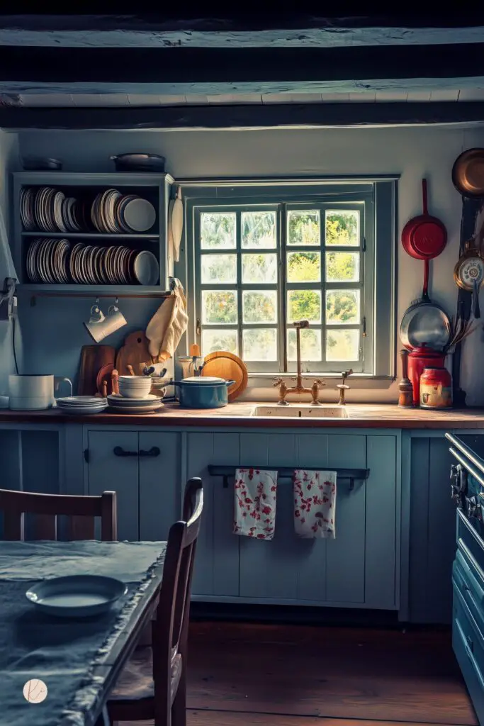 25 Moody Cottage Kitchens That Feel Cozy and Dramatic - Kitchen Informant