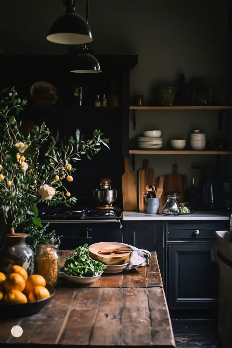 25 Moody Cottage Kitchens That Feel Cozy and Dramatic - Kitchen Informant