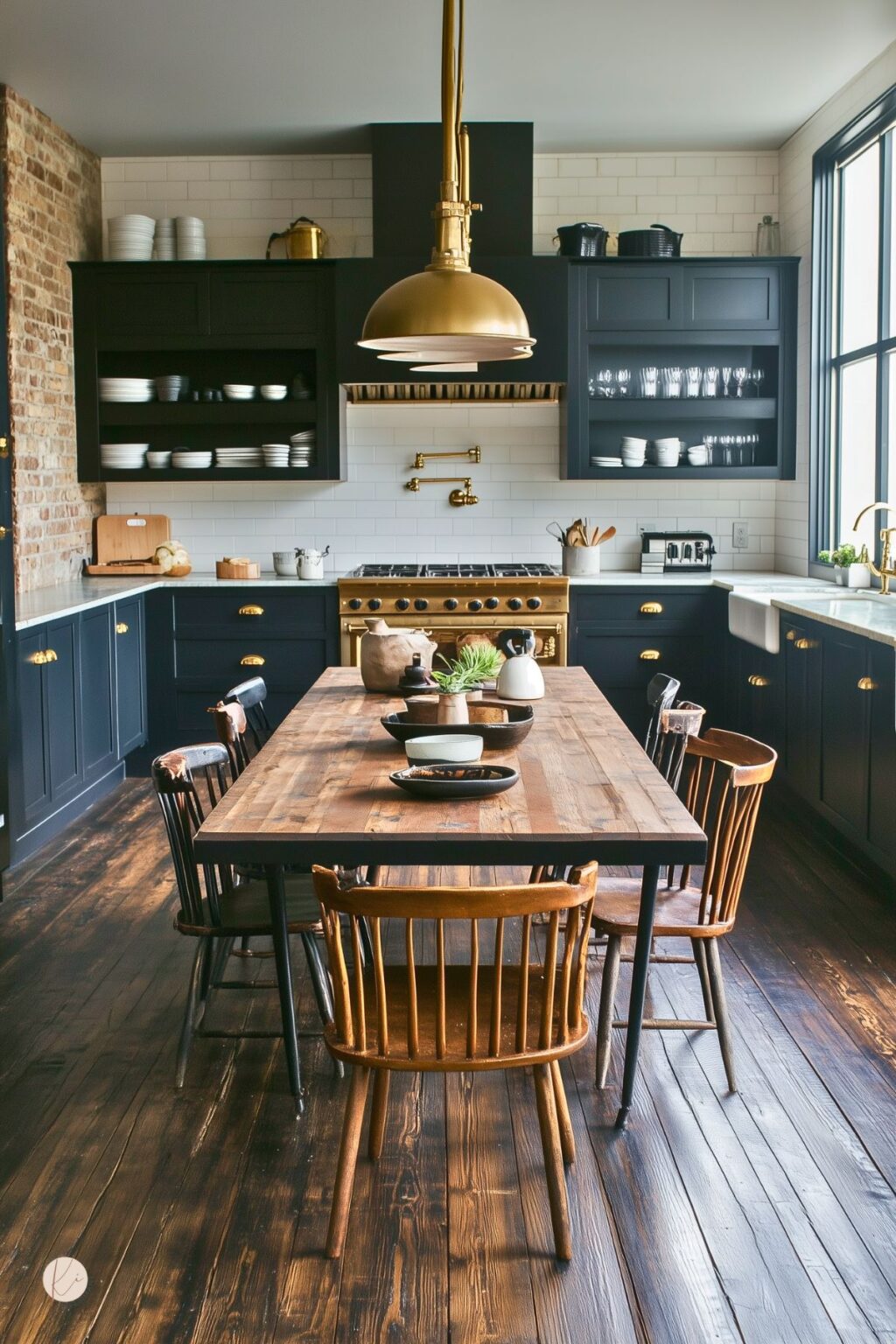 25 Moody Cottage Kitchens That Feel Cozy and Dramatic - Kitchen Informant
