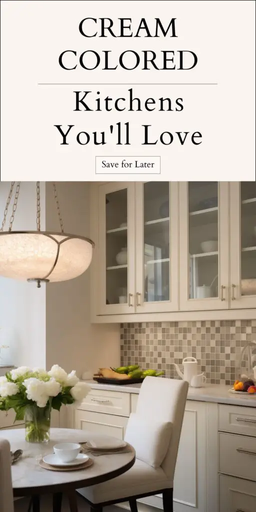 Cream Colored Kitchens: A Trendy Yet Timeless Choice - Kitchen Informant