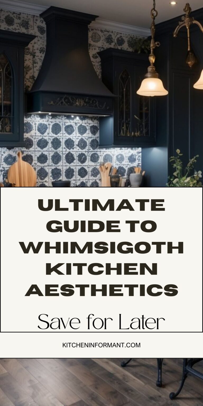 Ultimate Guide to Whimsigoth Kitchen Aesthetics