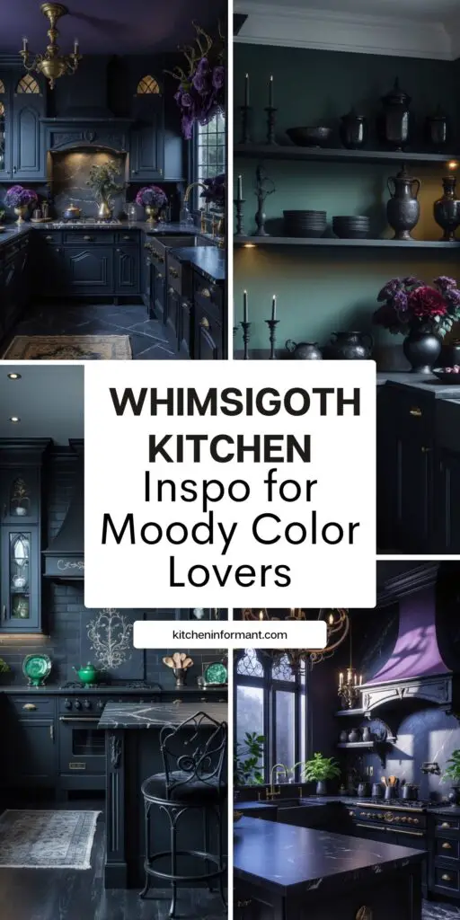 Whimsigoth Kitchen Inspiration for Moody Color Lovers