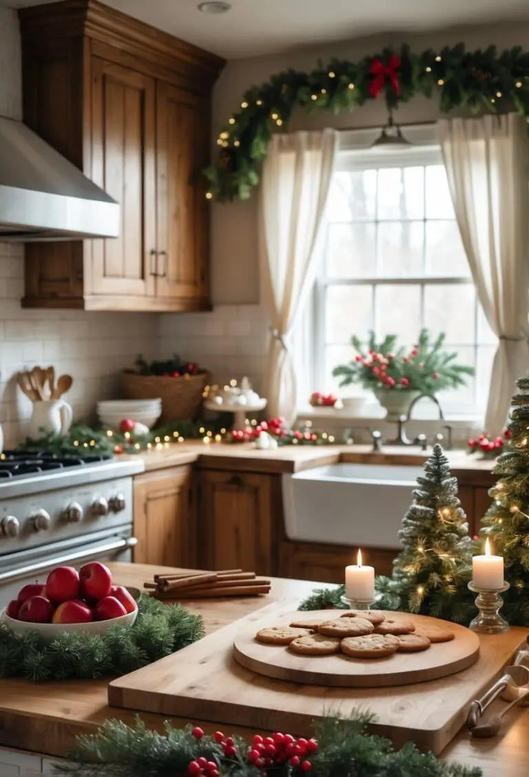 Farmhouse Christmas Kitchen Ideas for a Cozy Holiday Season